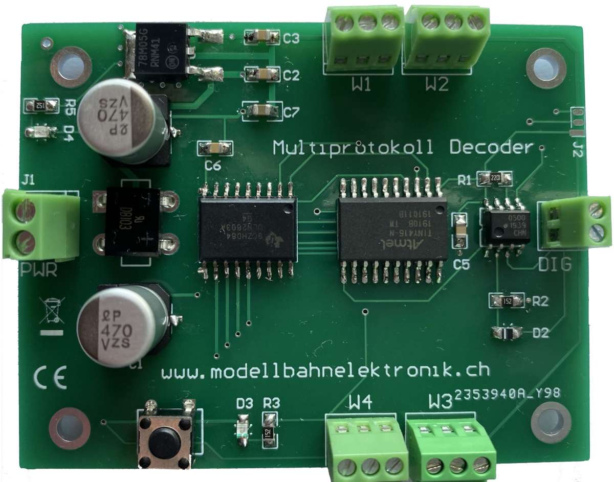 Achtfach DCC Schaltdecoder | Schalten | Digital | Modellbahnelektronik