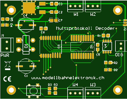 Achtfach DCC Schaltdecoder | Schalten | Digital | Modellbahnelektronik